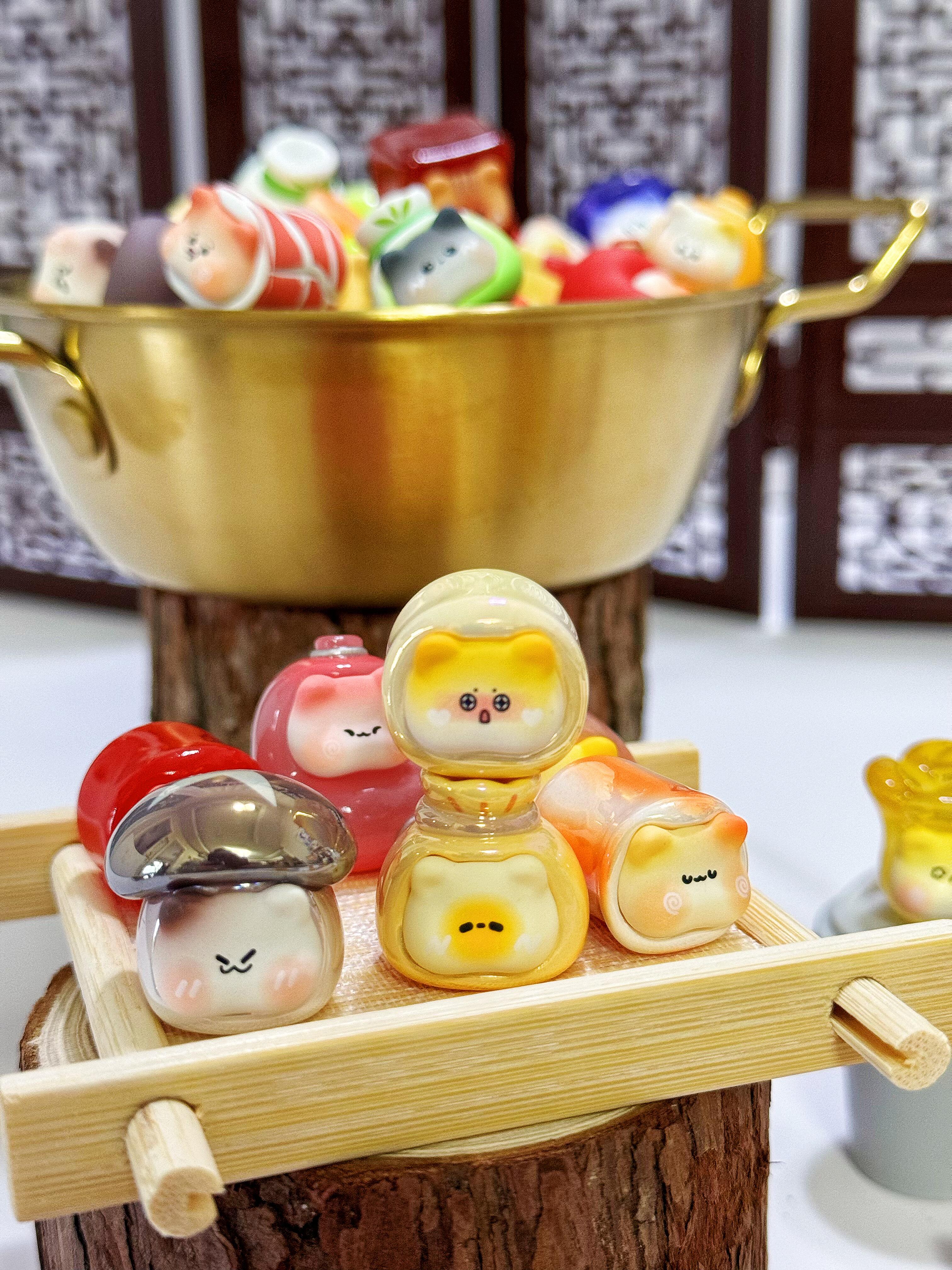 【BAIHUAHUA】Hot Pot Cat Blind Box – Toy Fina